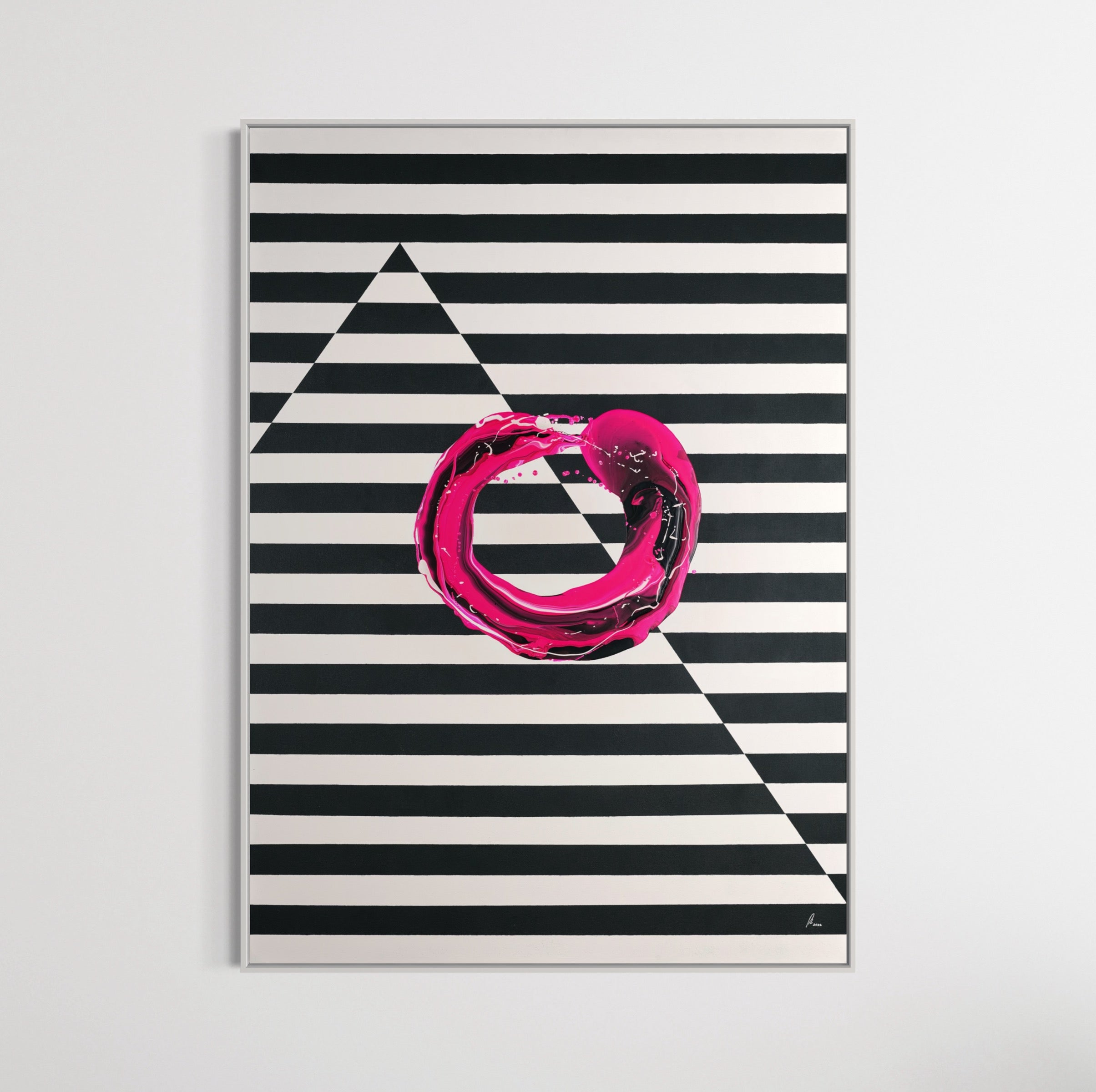 Round Table - original work 140x100cm – Pippo Kudi Art